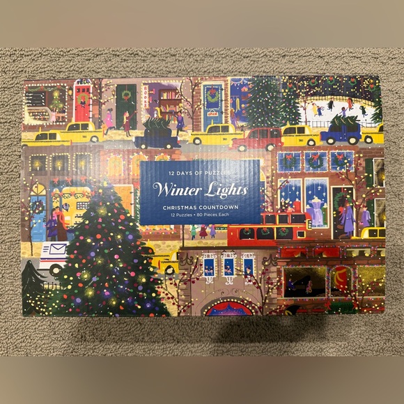 Galison | Games | Winter Lights Festive Puzzle Collection | Poshmark